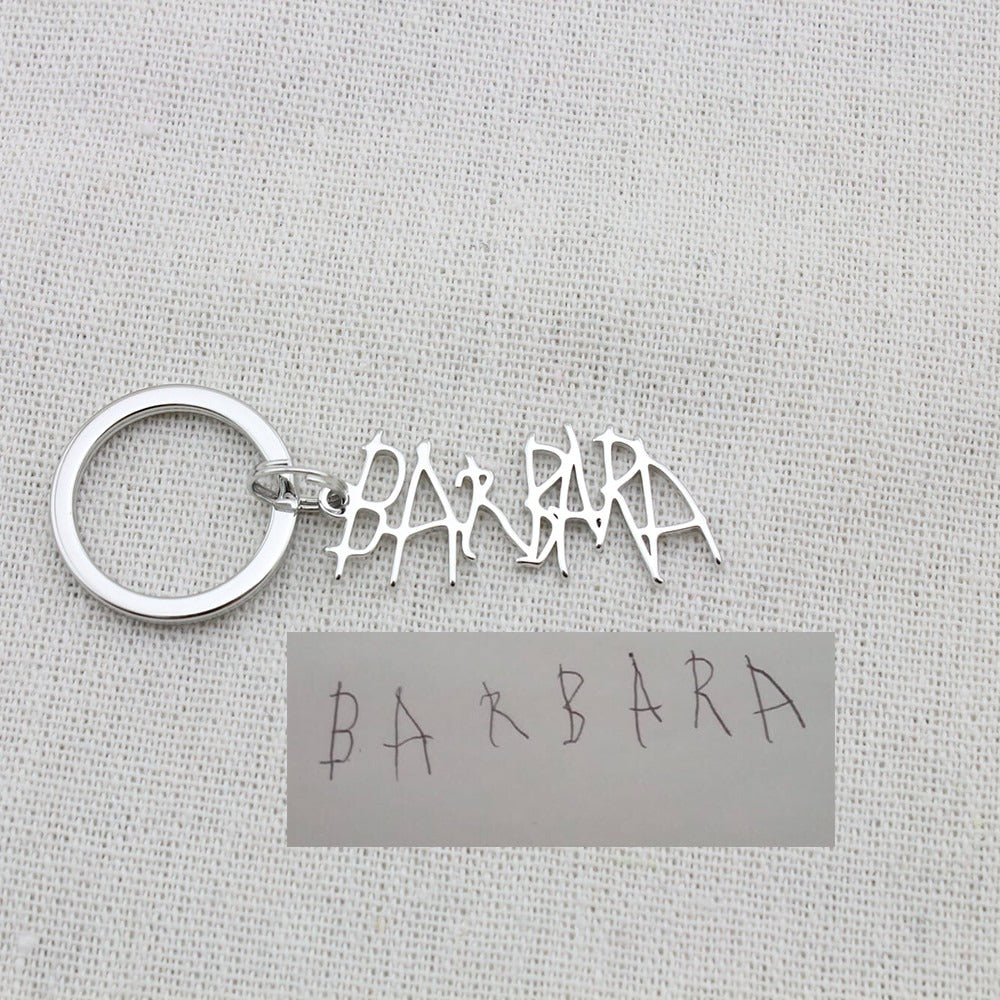 Handwriting Keychain – Made by Allegra